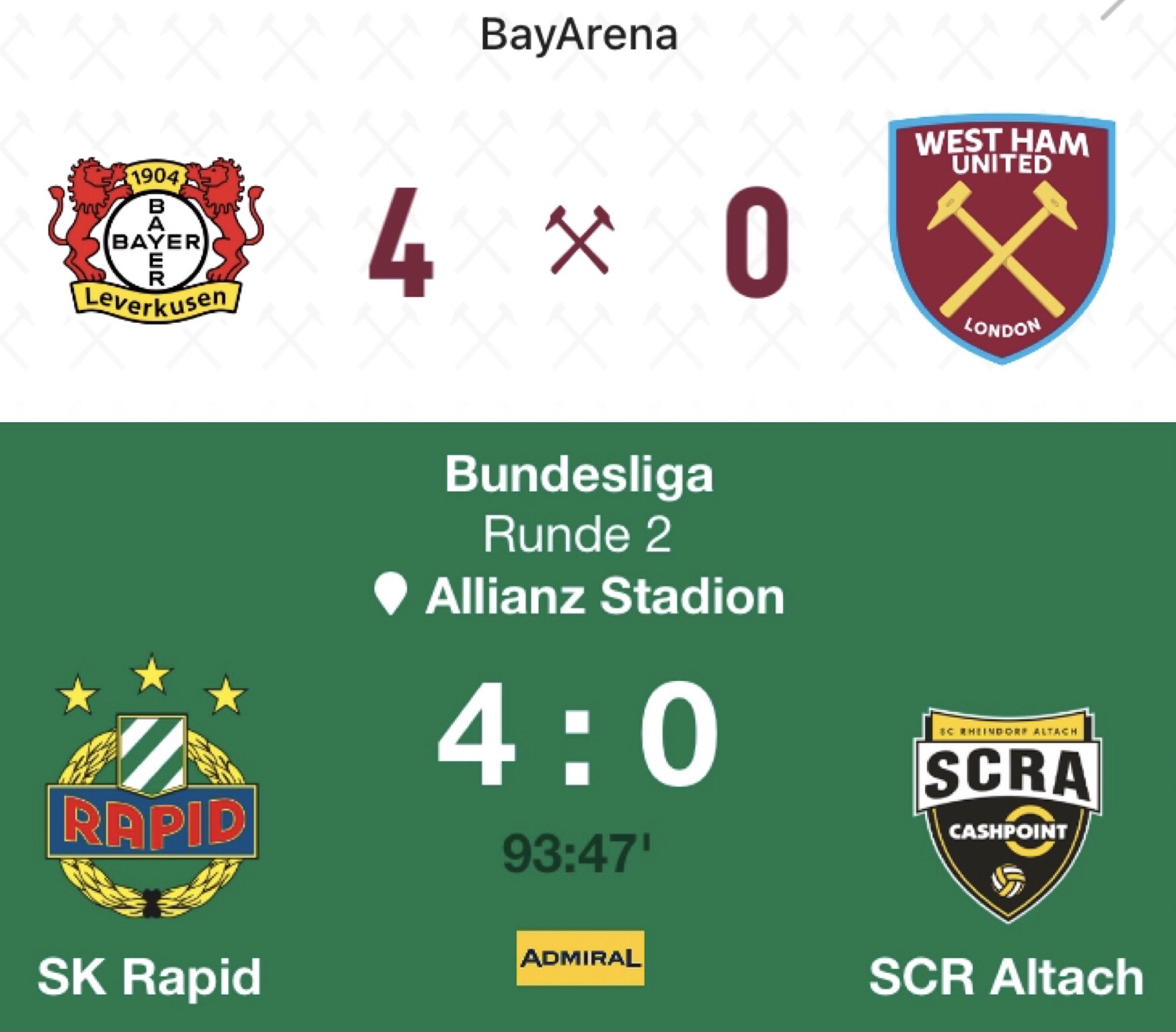 Double 4-0 on the Saturday | EXTRA TIME
